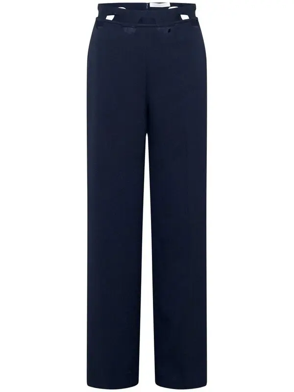 DION LEE Hinge-seam Straight Trousers
