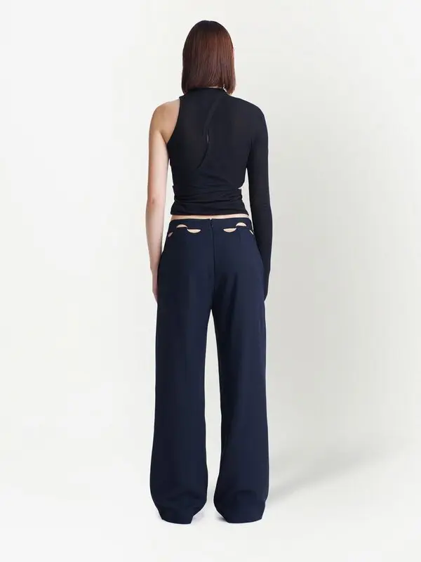 DION LEE Hinge-seam Straight Trousers