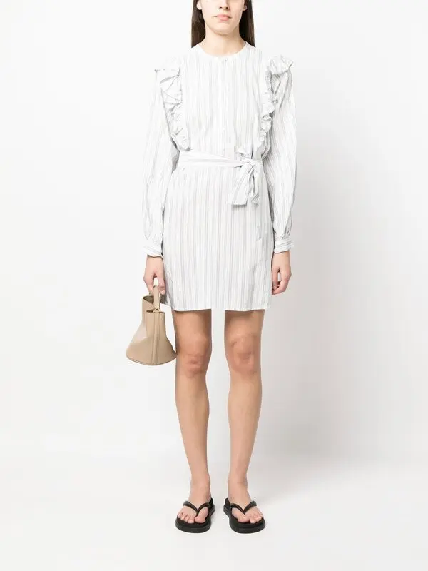Tommy Hilfiger Regular Stripe Ruffle Dress
