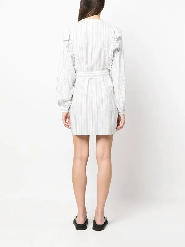 Tommy Hilfiger Regular Stripe Ruffle Dress