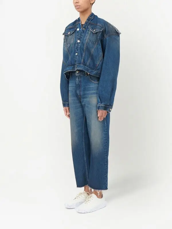 MAISON MARGIELA Collarless Denim Jacket