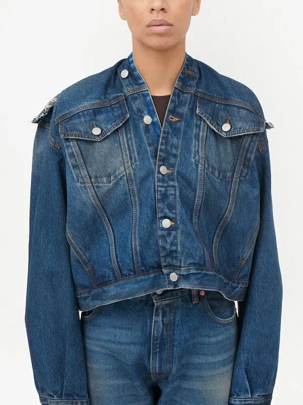 MAISON MARGIELA Collarless Denim Jacket