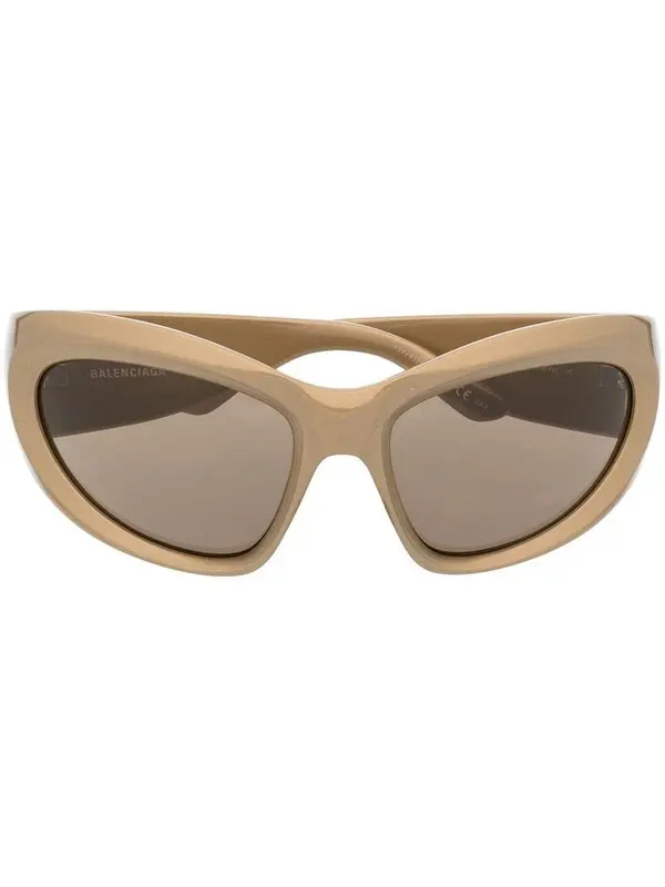 Balenciaga Bb0228s Cat-eye Sunglasses - Gold