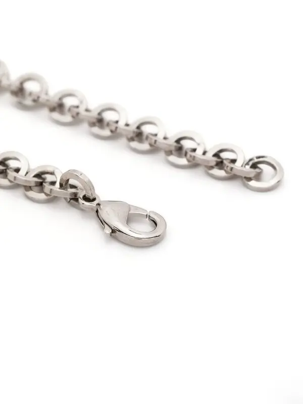 Alessandra Rich Crystal-embellished Charm Necklace
