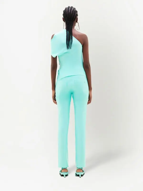 COURREGES Straight-leg Vinyl Trousers