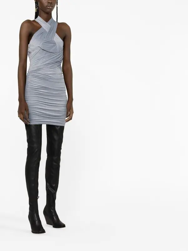 Alexander Wang Ruched Halterneck Minidress