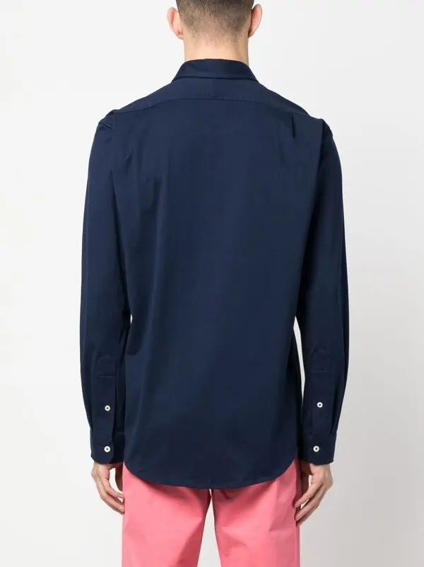 Polo Ralph Lauren Embroidered Polo-pony Shirt - Blue