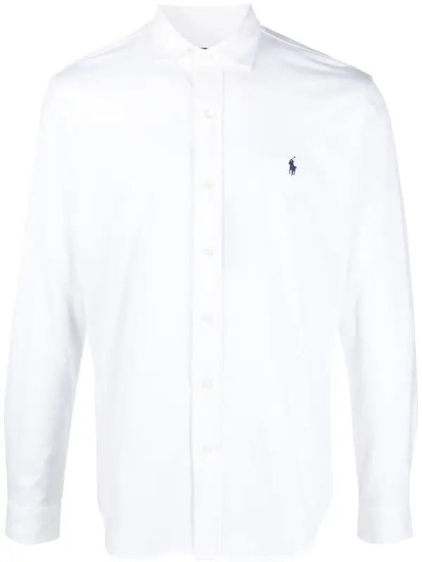 Polo Ralph Lauren Embroidered Polo-pony Shirt - White