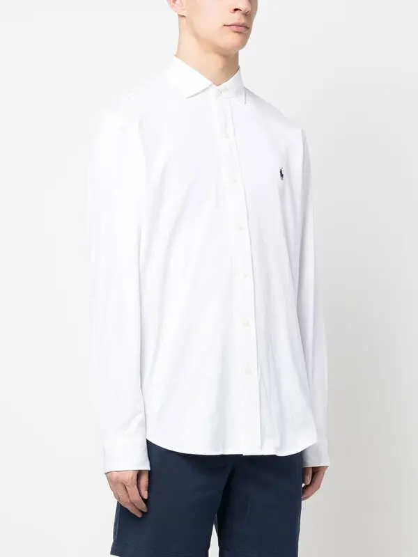 Polo Ralph Lauren Embroidered Polo-pony Shirt - White
