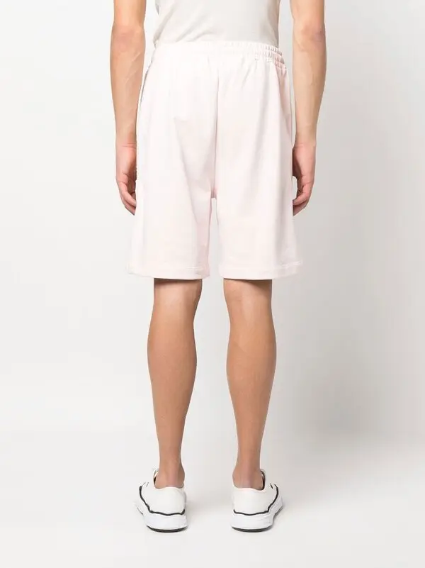 BARROW Logo-patch Cotton Track Shorts