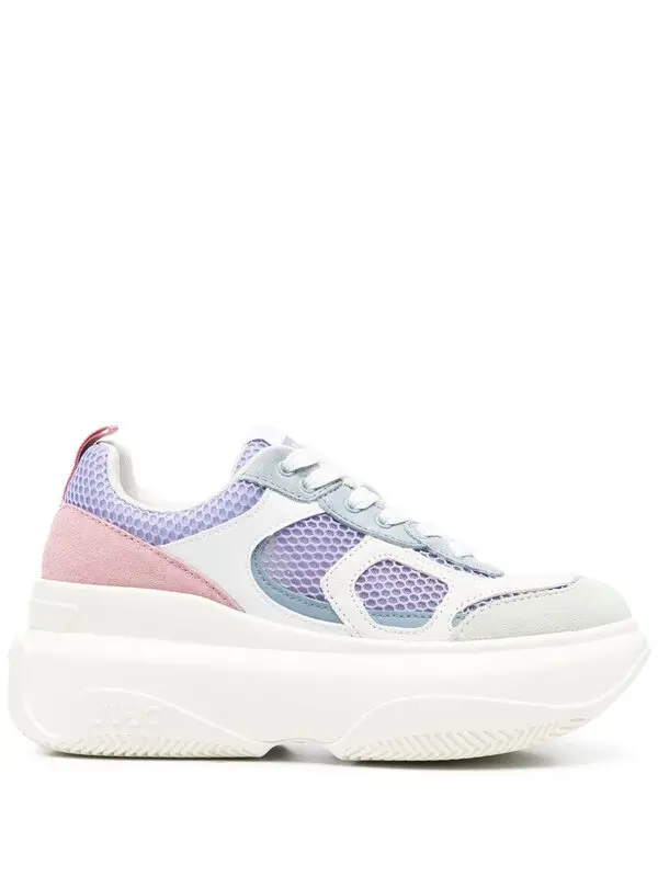 Liu Jo June Colour-block Platform Sneakers - Purple