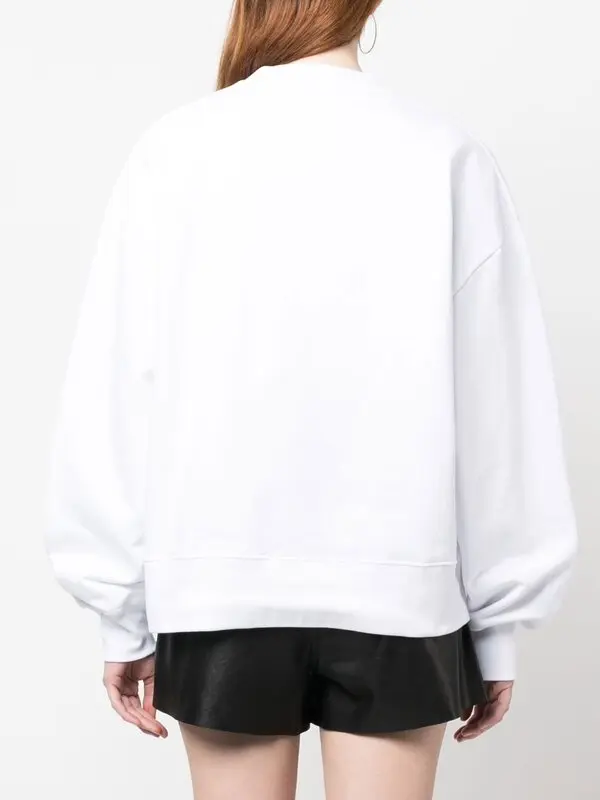Gcds Graphic-print Cotton Sweatshirt