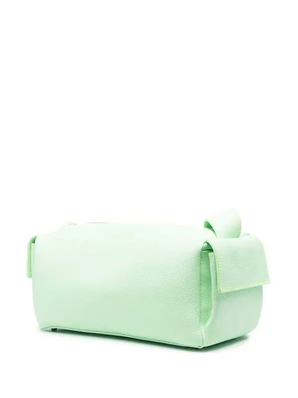 Sunnei Labauletto Leather Shoulder Bag - Green