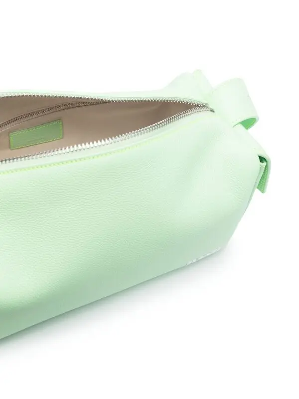 Sunnei Labauletto Leather Shoulder Bag - Green