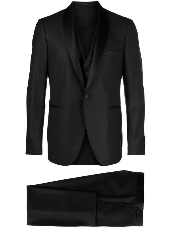 Tagliatore Three-piece Virgin Wool-silk Tuxedo