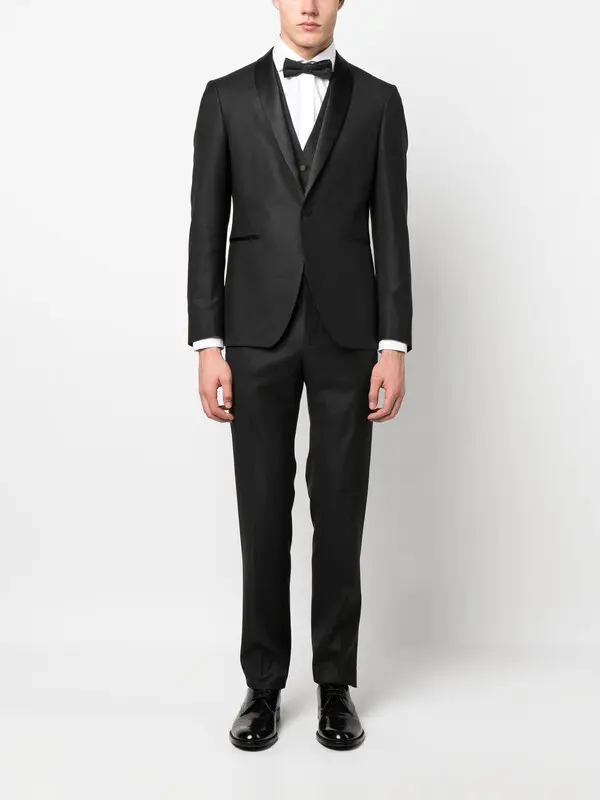 Tagliatore Three-piece Virgin Wool-silk Tuxedo