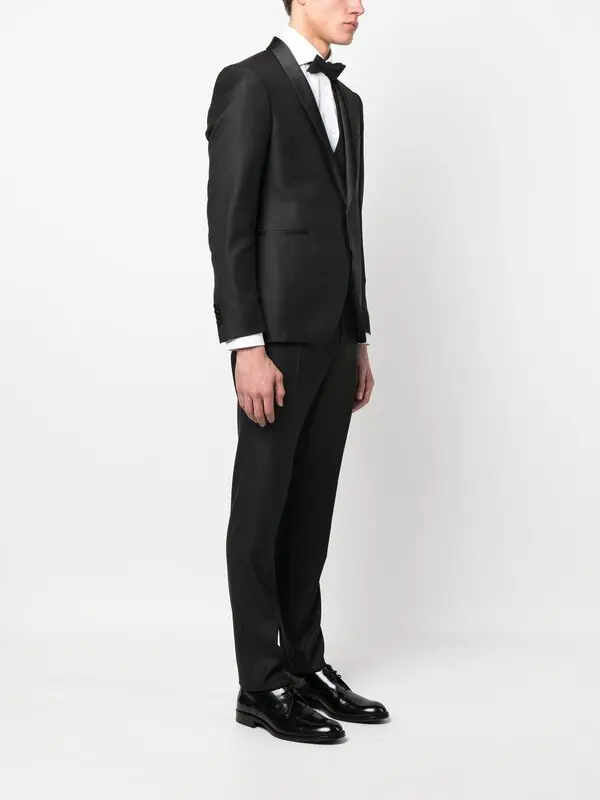 Tagliatore Three-piece Virgin Wool-silk Tuxedo