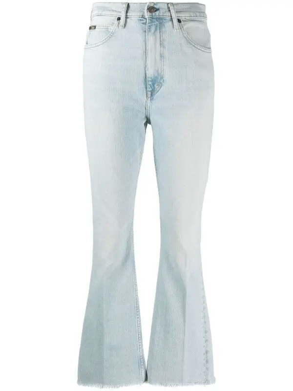 Polo Ralph Lauren High-rise Cropped Jeans - Blue