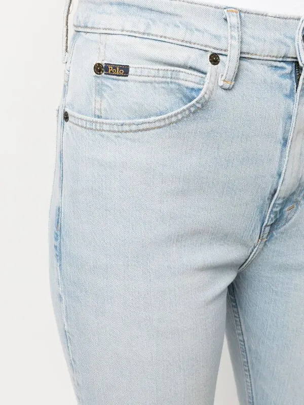 Polo Ralph Lauren High-rise Cropped Jeans - Blue