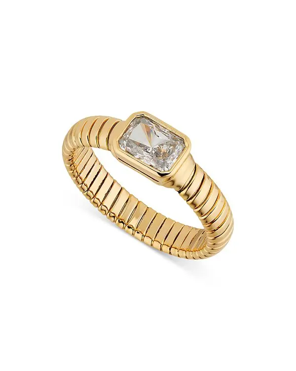 Nadri Tennis Omega Flex Ring - Gold