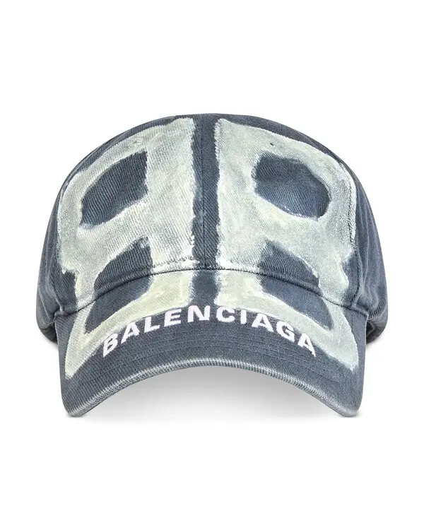 Balenciaga Bb Sprayed Cap
