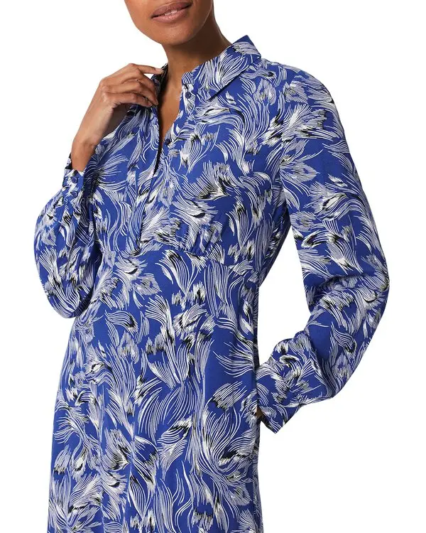 HOBBS LONDON Octavia Printed Shirt Dress