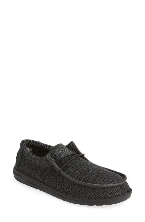 HEY DUDE Wally Slip-on - Micro Total Black