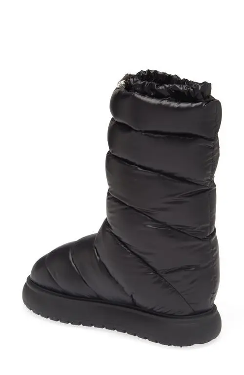 Moncler Gaia Pocket Puffer Snow Boots - Black/black