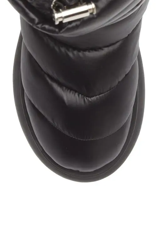 Moncler Gaia Pocket Puffer Snow Boots - Black/black