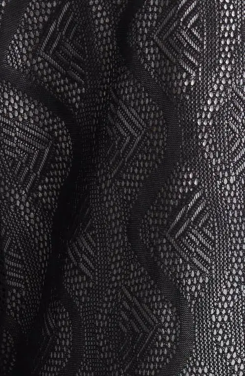 Ming Wang Sheer Lace Jacket