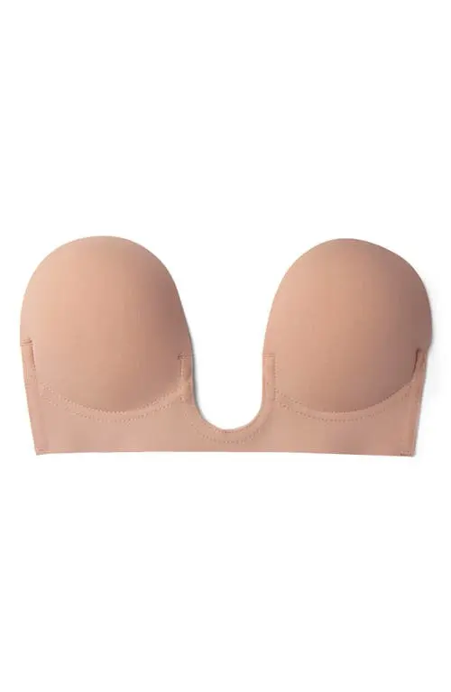 Fashion Forms U Plunge Backless Strapless Reusable Adhesive Bra - Nude
