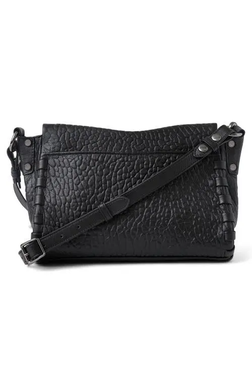 AIMEE Zen Convertible Crossbody - Black Bubble Grain