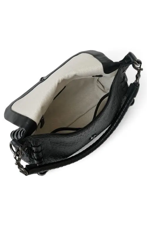 AIMEE Zen Convertible Crossbody - Black Bubble Grain