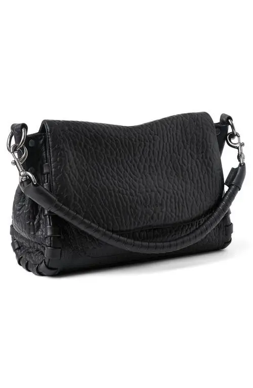 AIMEE Zen Convertible Crossbody - Black Bubble Grain