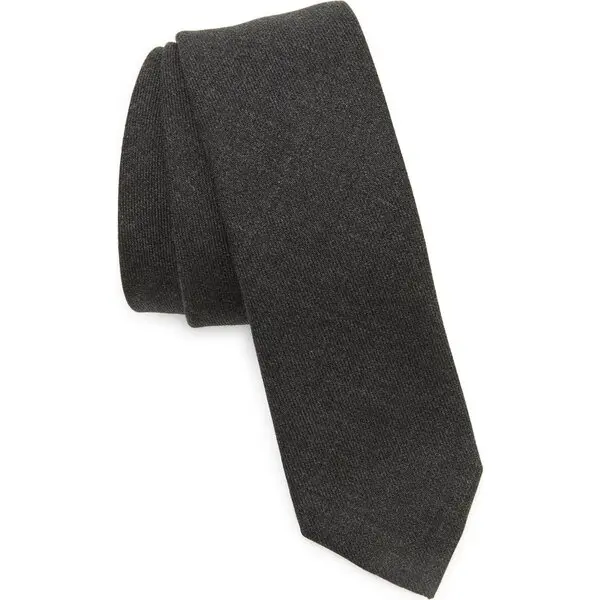 Thom Browne Wool Tie - Dark Grey