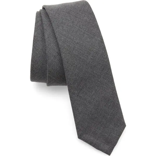 Thom Browne Wool Tie - Medium Grey