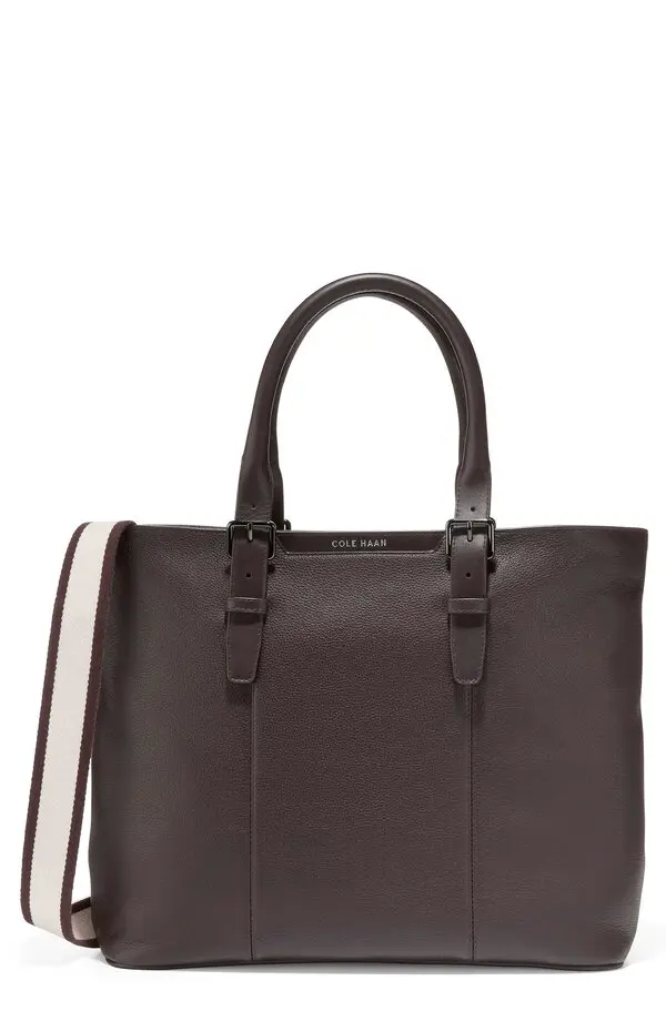 Cole Haan Triboro Leather Tote Bag