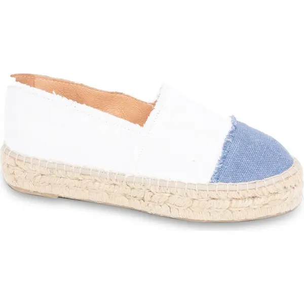PATRICIA GREEN Maui Espadrille - White/denim