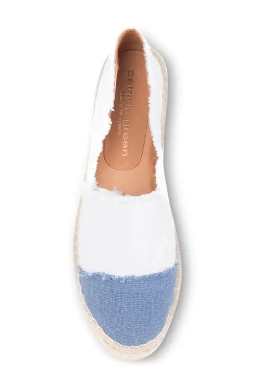 PATRICIA GREEN Maui Espadrille - White/denim