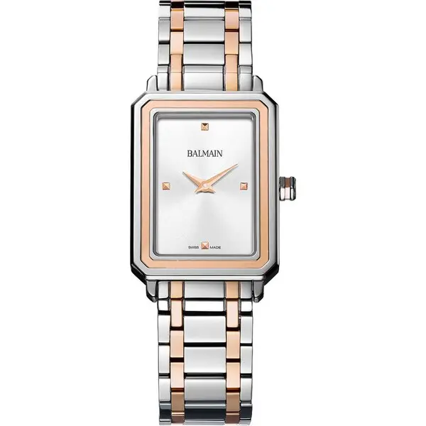 BALMAIN WATCHES Eirini Two-tone Bracelet Watch - Stainless Steel/rose Gold/ Pvd Coating