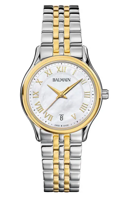BALMAIN WATCHES Balmain Two-tone Bracelet Watch - Stainless Steel/yellow/ Pvd Coating
