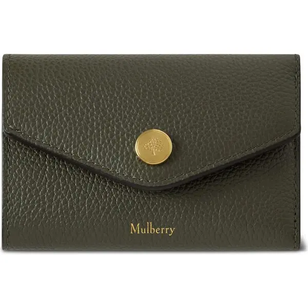 Mulberry Folded Multi-card Wallet - Juniper Green