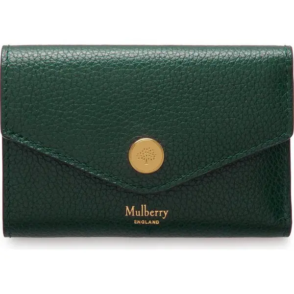 Mulberry Folded Multi-card Wallet - Mulberry Green