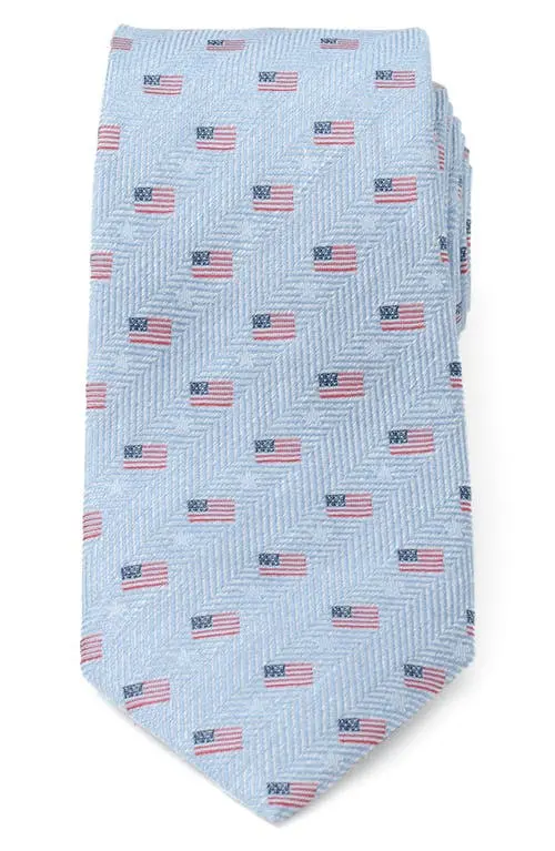 CUFFLINKS, INC. American Flag Neck Tie - Blue