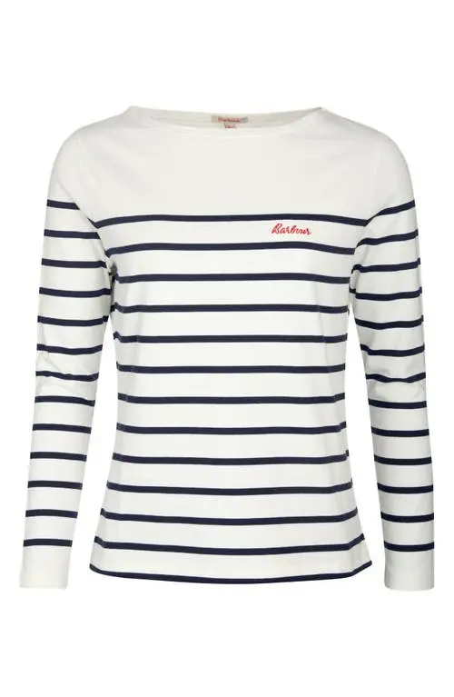 Barbour Bradley Long Sleeve Top - Cloud/navy