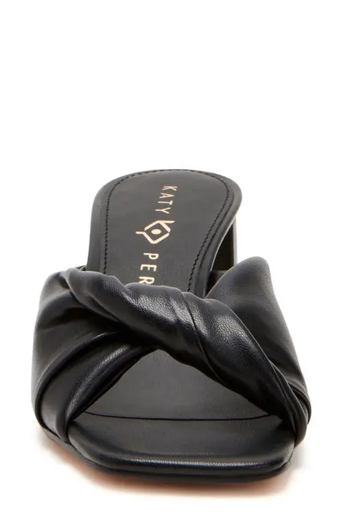 Katy Perry The Tooliped Twisted Sandal Black Editorialist