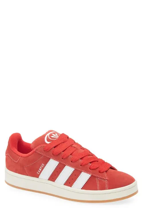 Adidas Campus 00s Sneakers - Scarlet/ White/ Off White