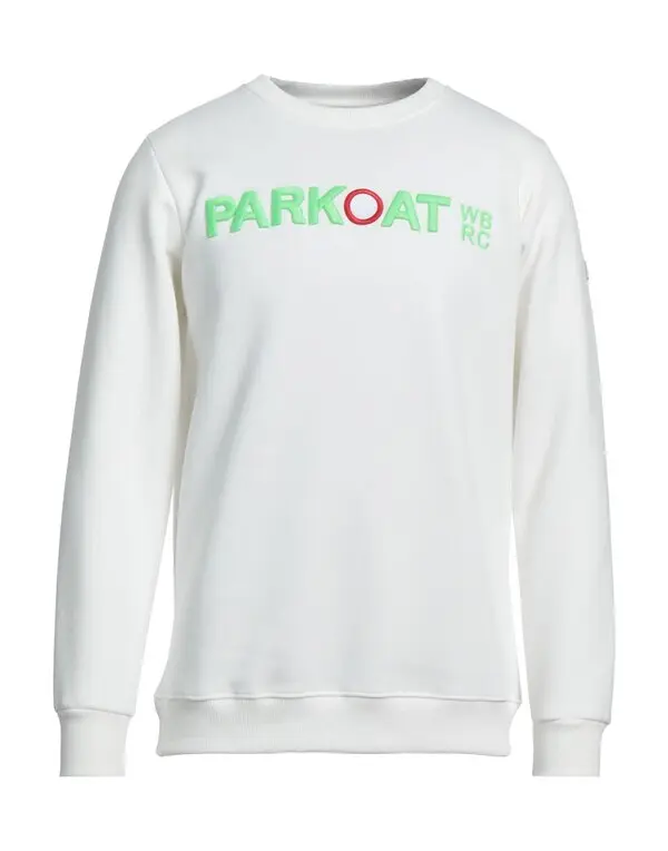 PARKOAT Sweatshirt With Embroidered Logo - White