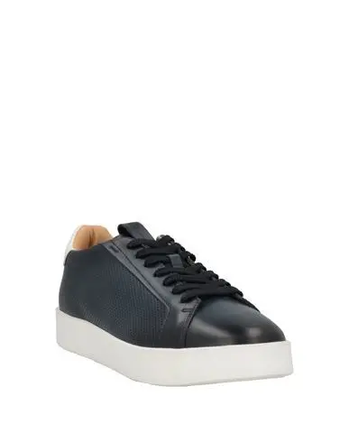 Santoni Midnight Soft Leather Lace-up Sneakers