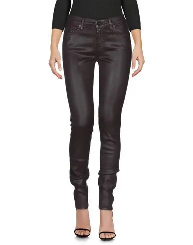 7 For All Mankind Jeans In Cotton Blend - Deep Purple